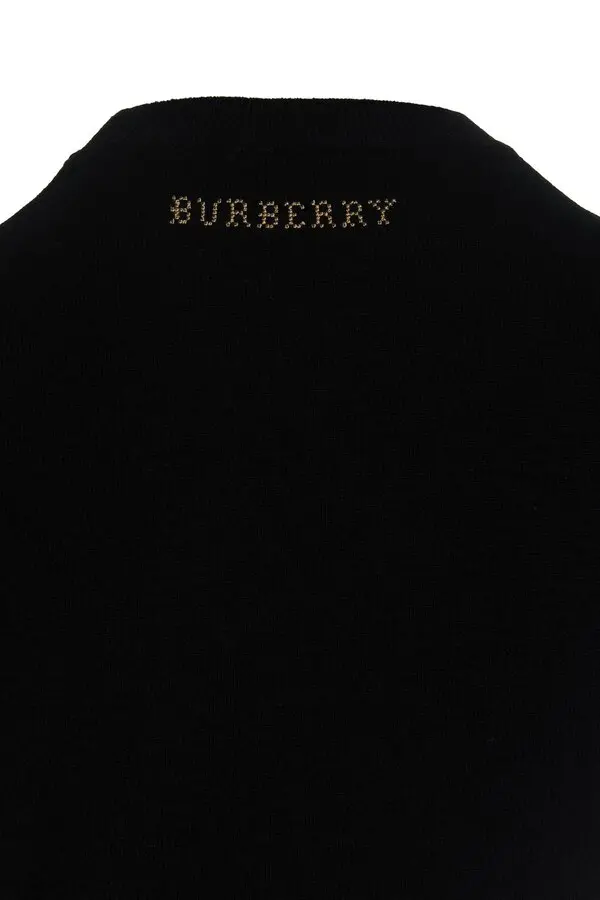 Burberry Deer Intarsia Wool-cashmere Top