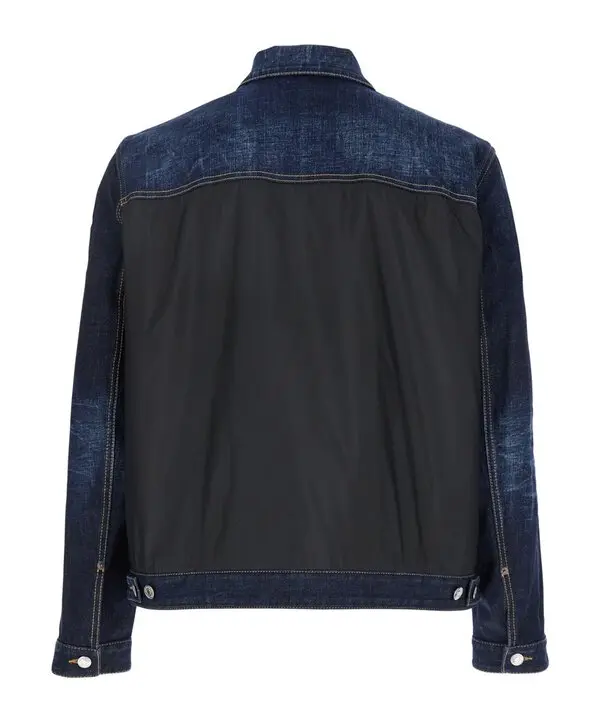 Dsquared2 Two-toned Button-up Denim Jacket