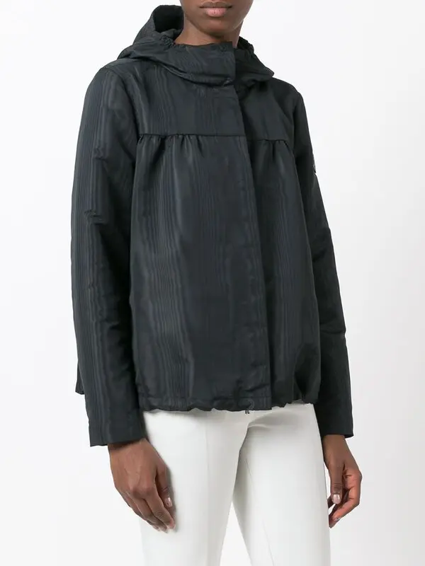 Moncler Hooded Casual Jacket With Zipper Closure