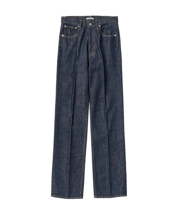 Auralee Regular Fit Jeans - Black