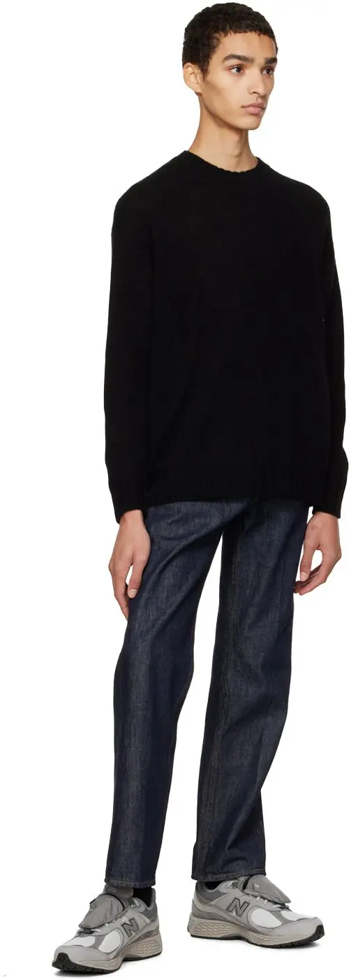Auralee Regular Fit Jeans - Black