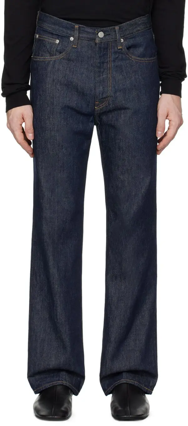 Auralee Regular Fit Jeans - Black