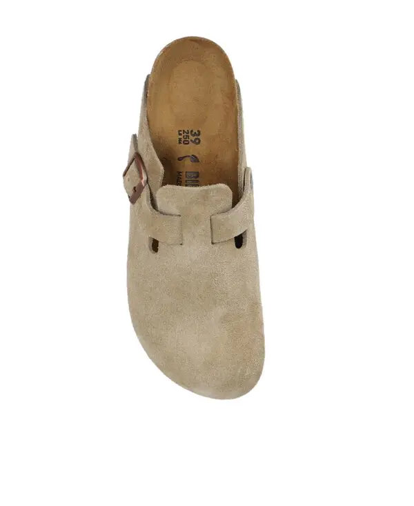 BIRKENSTOCK Boston Buckle-fastening Slides - Brown