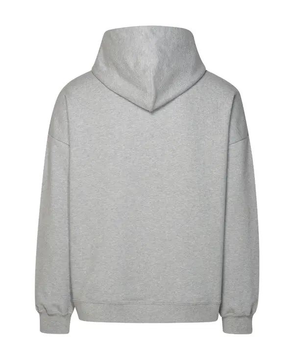 Gcds Flocked Logo Drawstring Hoodie