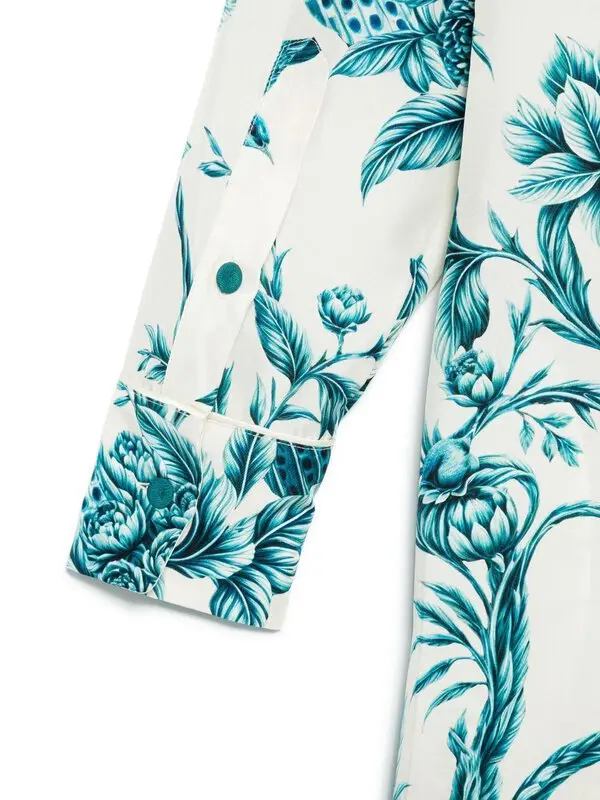 F.R.S FOR RESTLESS SLEEPERS Antea Floral Print Maxi Dress - Blue
