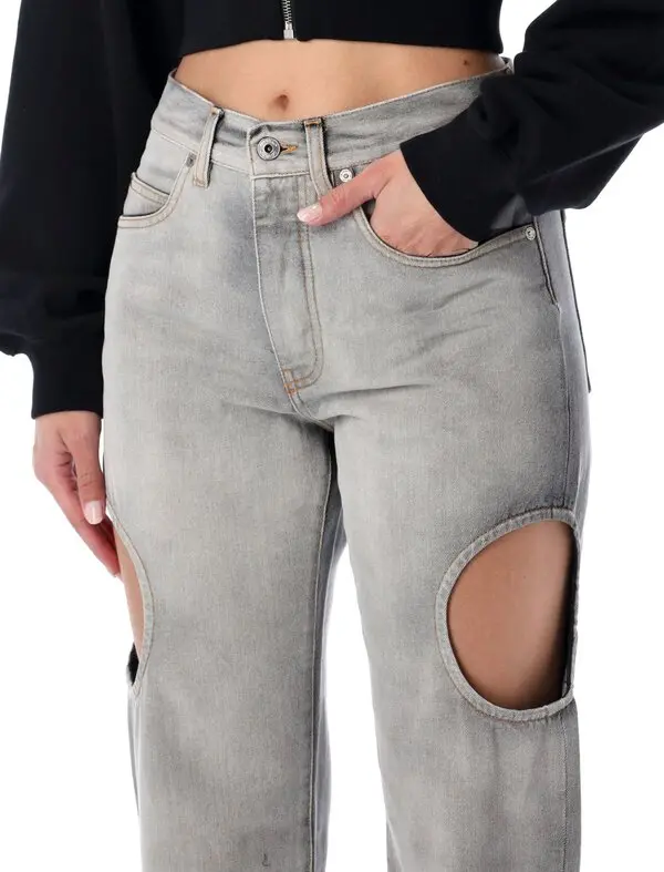 Off-White Meteor Cut-out Jeans