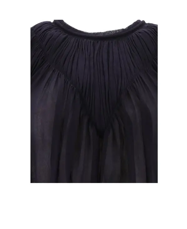 Chloé Long-sleeved Pleated Blouse