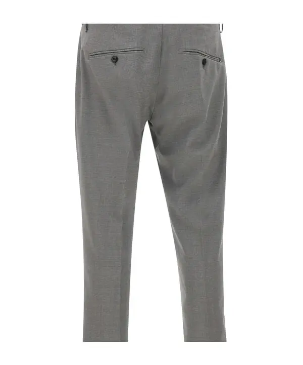 DONDUP Gaubert Slim Fit Stretch Wool Trousers - Grey