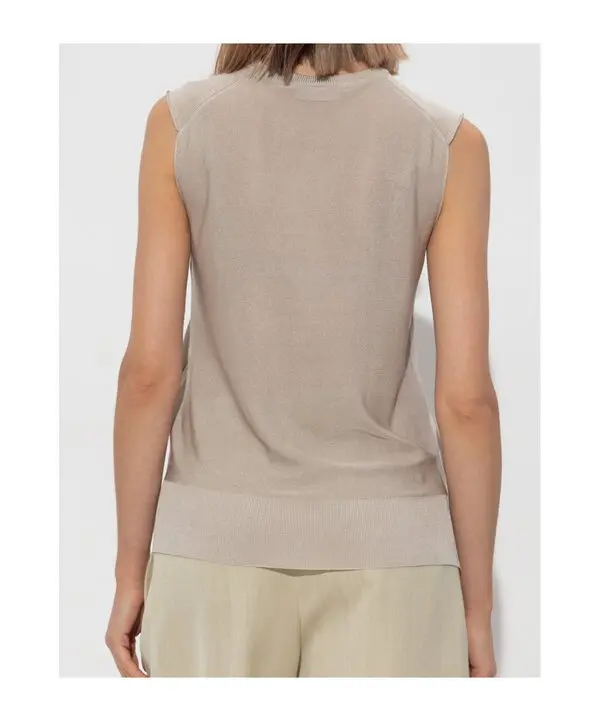 JIL SANDER Sleeveless Crew-neck Vest