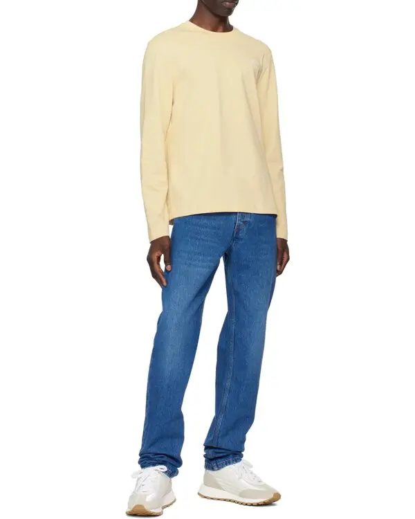 AMI Paris Classic Fit Jeans With Logo Patch