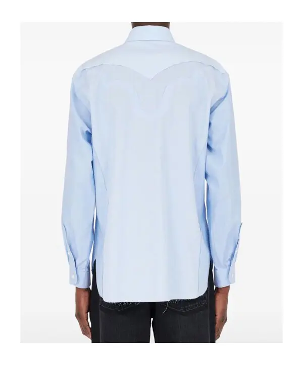 MAISON MARGIELA Striped Shirt - Blue