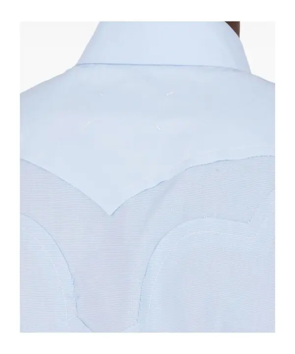 MAISON MARGIELA Striped Shirt - Blue