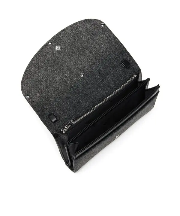 DIESEL® 1dr Crystal Embellished Denim Wallet