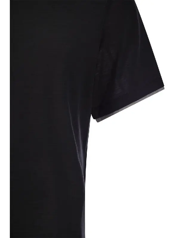Brunello Cucinelli Double Layer Crewneck T-shirt