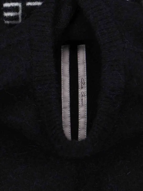 Rick Owens Round Neck Jumper With Letter Pattern
