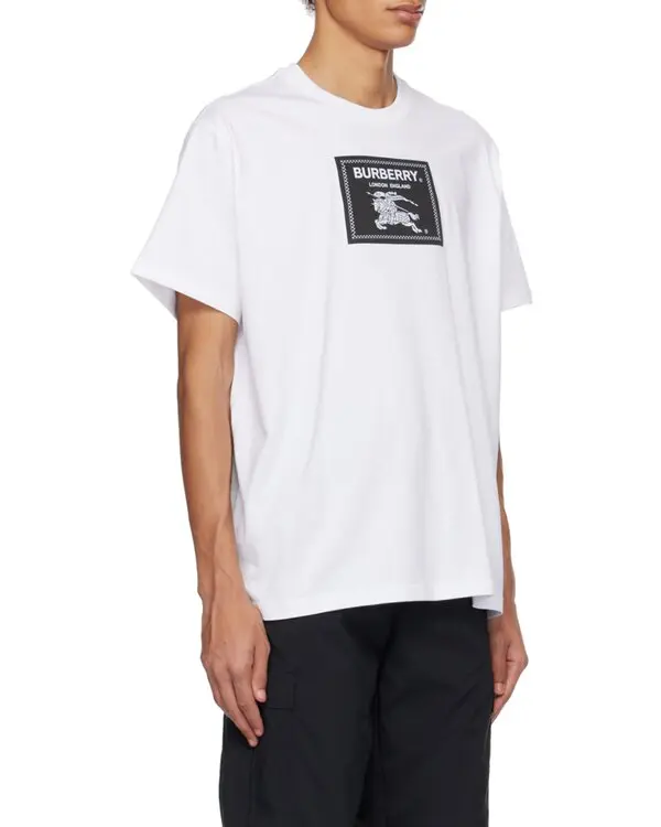 Burberry Logo Detailed Crewneck T-shirt