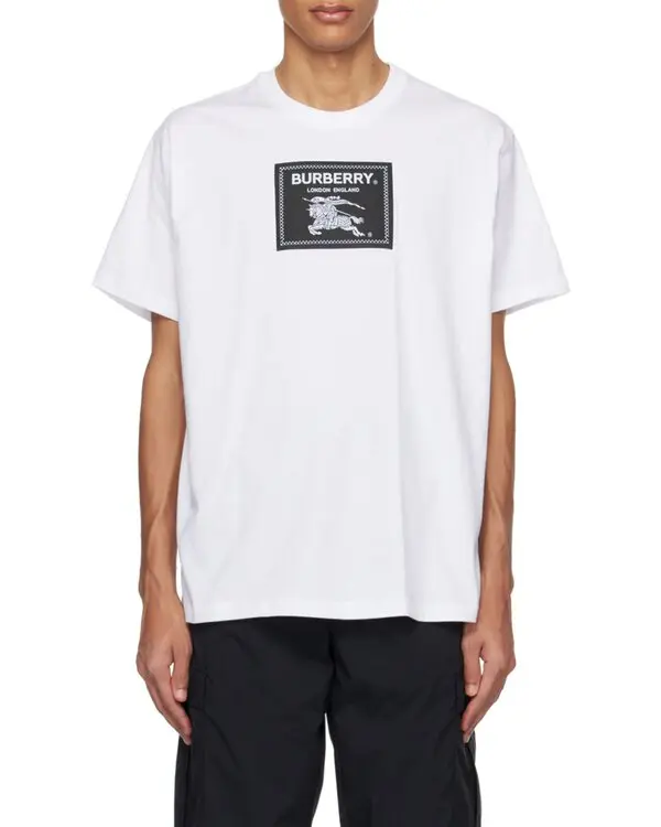 Burberry Logo Detailed Crewneck T-shirt