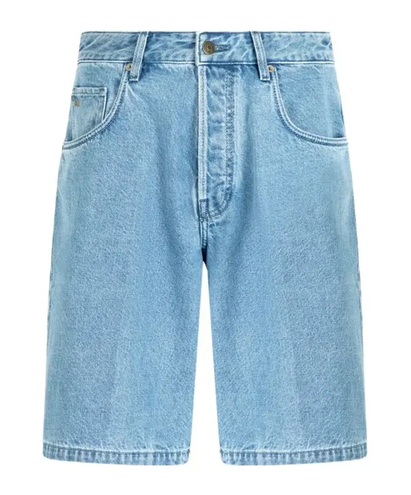 Emporio Armani Five-pocket Denim Shorts - Blue