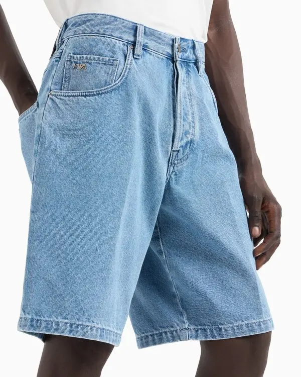 Emporio Armani Five-pocket Denim Shorts