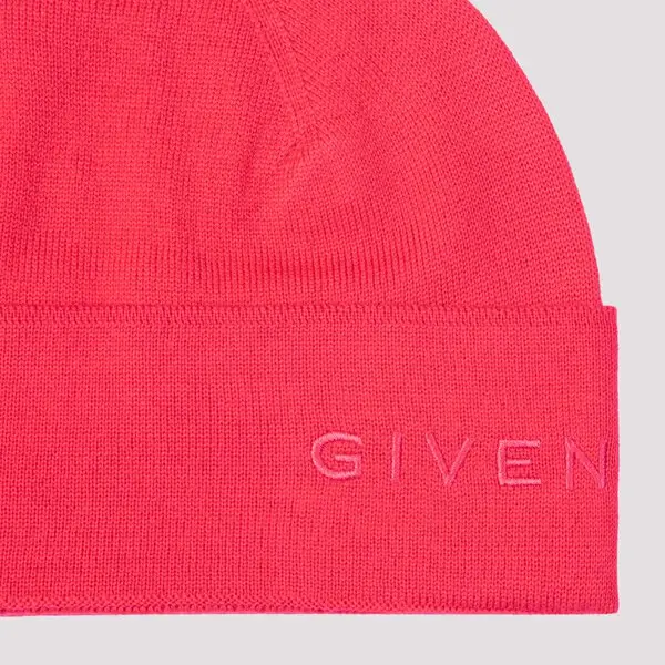 Givenchy Logo Embroidered Beanie