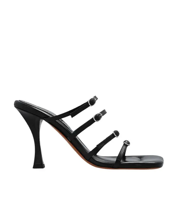 Proenza Schouler Selma Square-toe Mules - Black