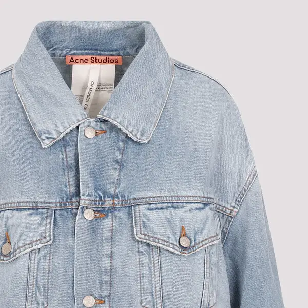 Acne Studios Flap-pocketed Buttoned Denim Jacket