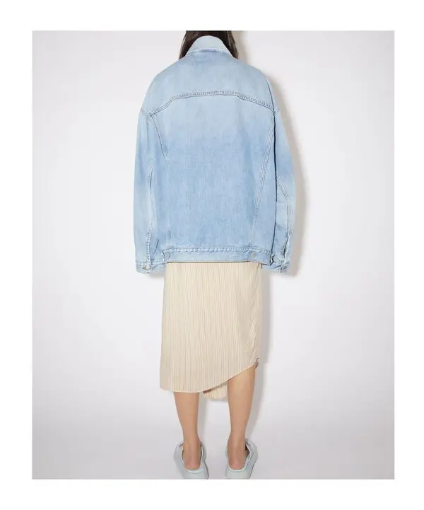 Acne Studios Flap-pocketed Buttoned Denim Jacket