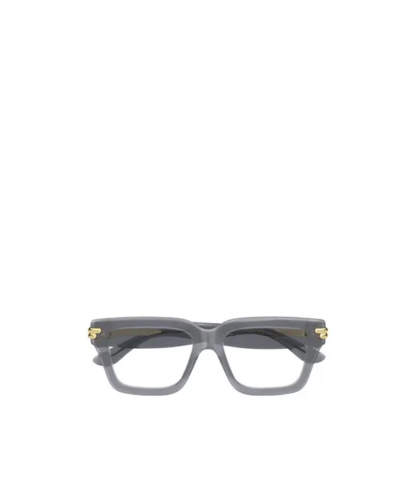 Bottega Veneta Square Frame Eyeglasses - Grey
