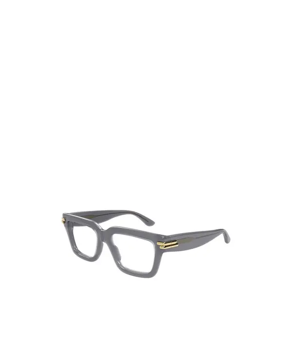Bottega Veneta Square Frame Eyeglasses - Grey