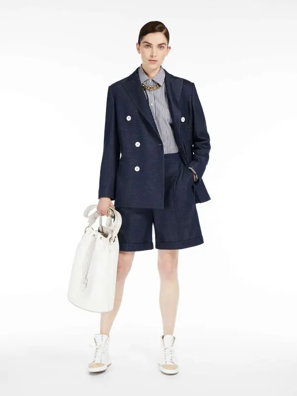 Max Mara Double-breasted Slim Fit Blazer