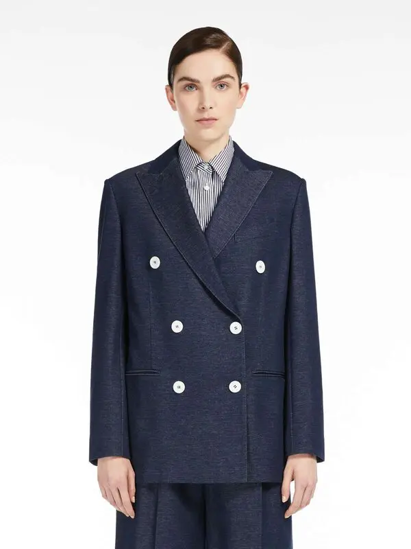 Max Mara Double-breasted Slim Fit Blazer