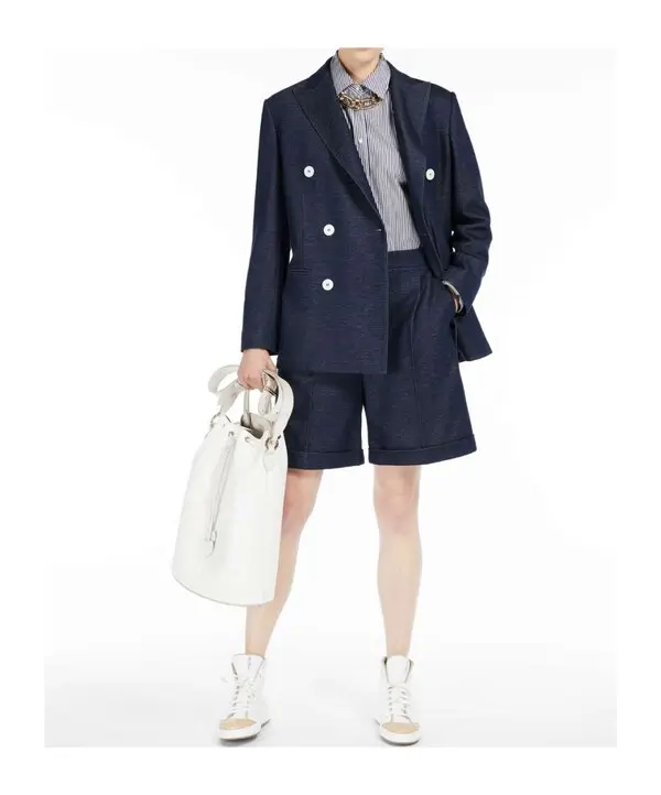 Max Mara Double-breasted Slim Fit Blazer