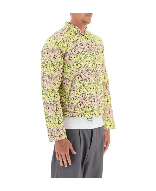 Comme Des Garçons Logo-print Padded Jacket