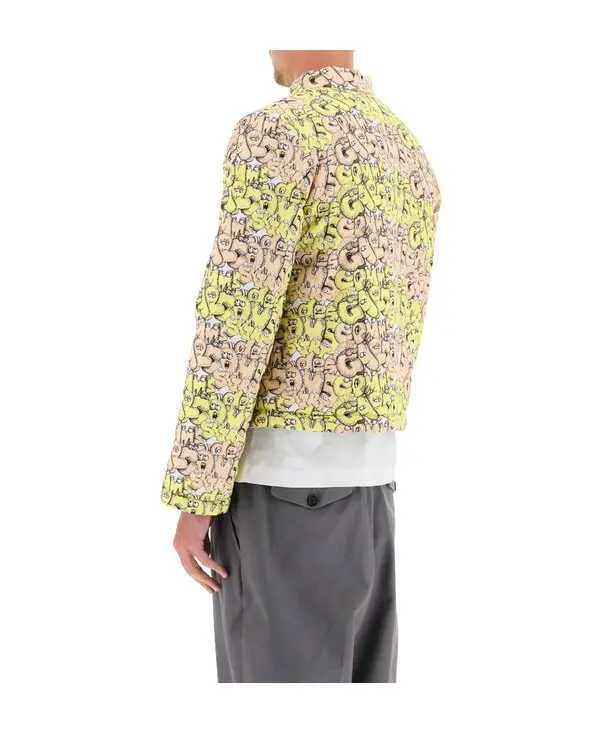 Comme Des Garçons Logo-print Padded Jacket