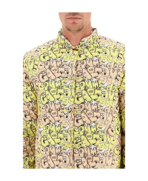 Comme Des Garçons Logo-print Padded Jacket