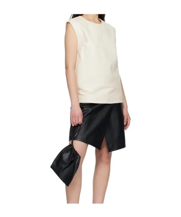 Loulou De Saison Ostrich-effect Zip Top