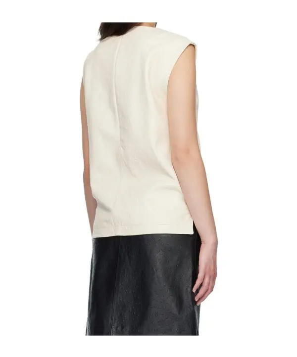 Loulou De Saison Ostrich-effect Zip Top