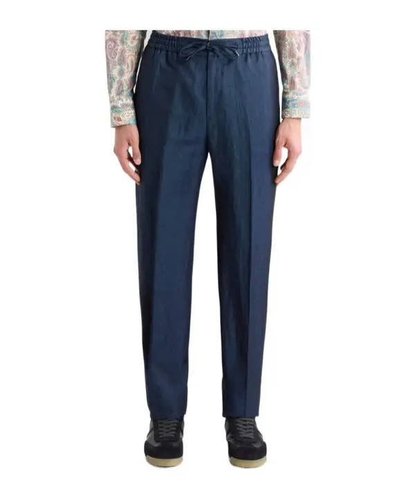 Etro Drawstring Tapered Leg Trousers