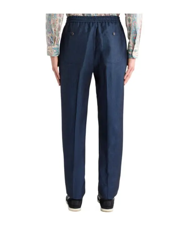 Etro Drawstring Tapered Leg Trousers