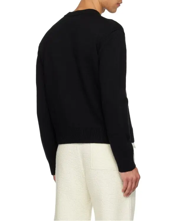 Casablanca Logo Knit Sweater - Black