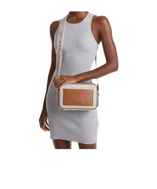 Michael Kors Monogram Printed Shoulder Bag