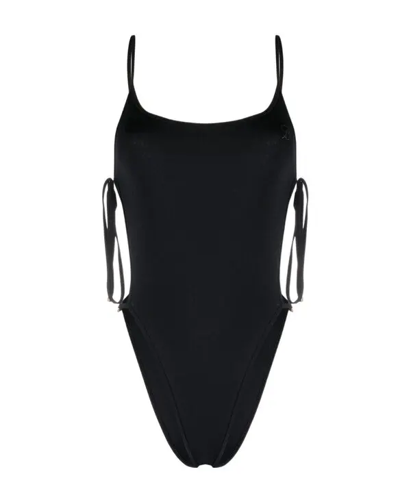Blumarine Embellished One-piece Swimsuit - Black