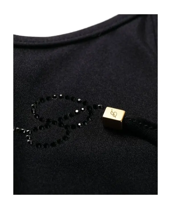 Blumarine Embellished One-piece Swimsuit - Black