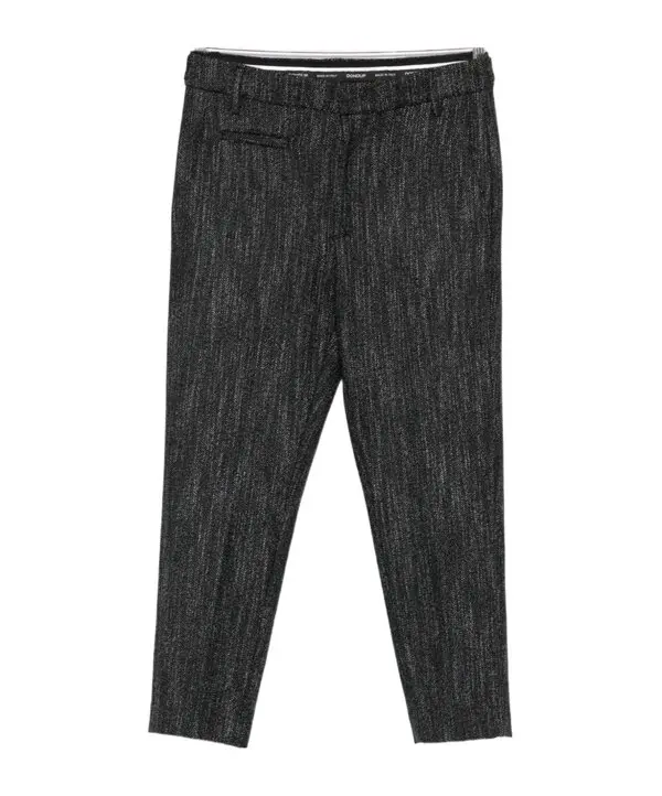 DONDUP Ariel Tailored Pants With Button Fastening - Black