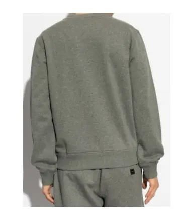 Dolce & Gabbana Dolce Gabbana Logo Plaque Sweatshirt - Grey