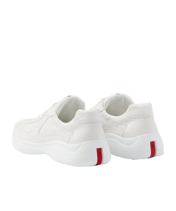 Prada America's Cup Lace-up Sneakers - White