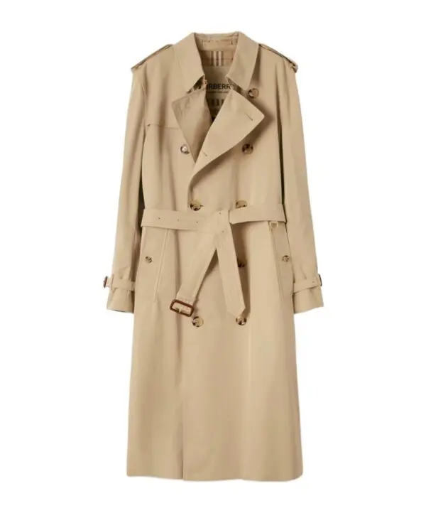 Burberry Double Breasted Belted Trench Coat
