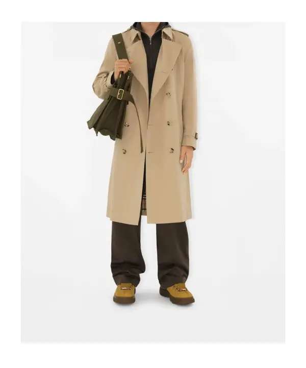Burberry Double Breasted Belted Trench Coat