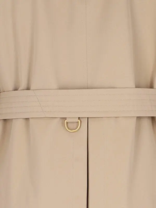 Burberry Double Breasted Belted Trench Coat