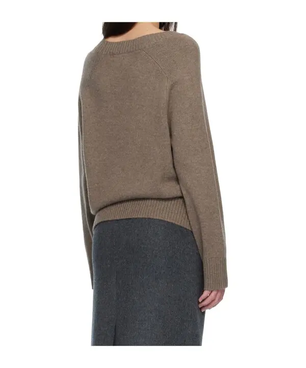 Loulou De Saison Baji" Scoop Neck Ribbed Jumper